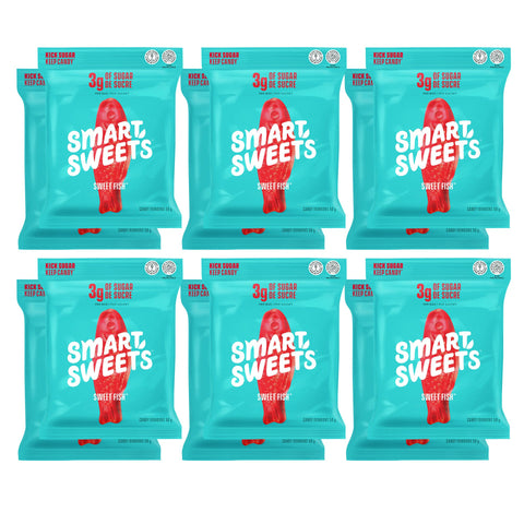 SmartSweets Sweet Fish - 12 bags 50g - SmartSweets – Health & Body ...