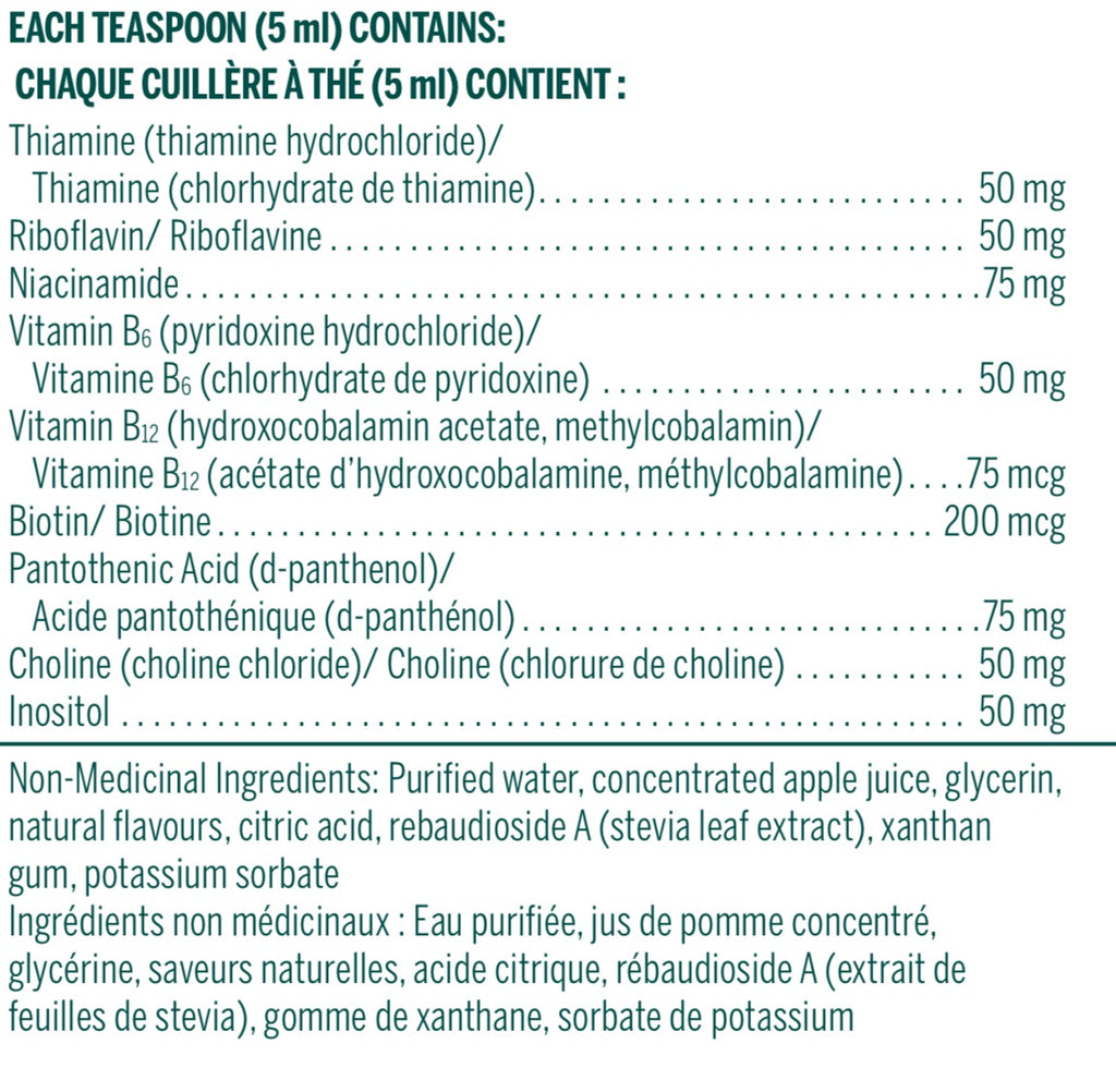 Liquid B Complex - 450ml - Genestra – Health & Body Nutrition