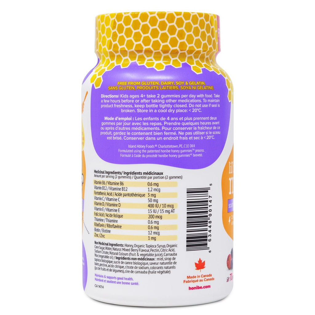 Honey Gummies Complete Kids Multivitamin + Immune - 70gummies - Honibe ...
